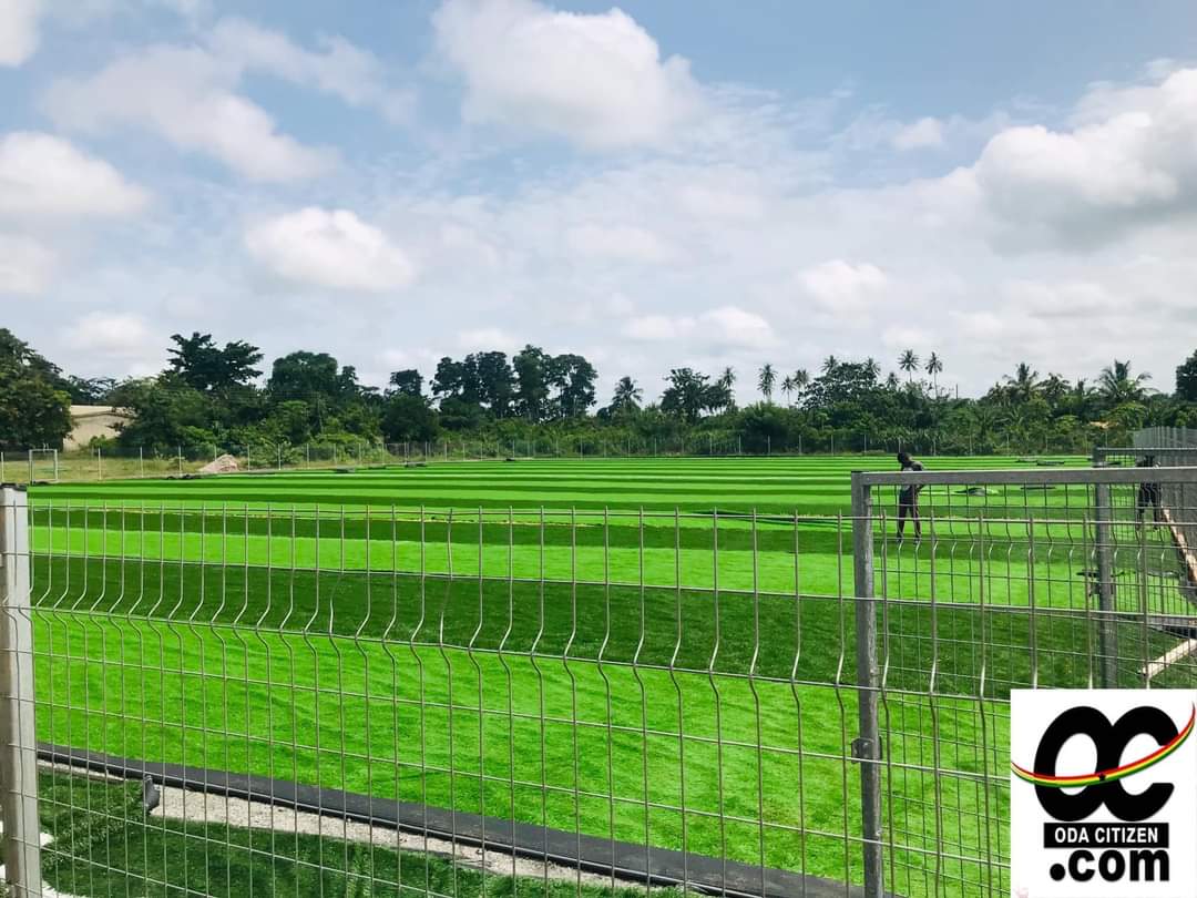 Akim Swedru Astro Turf Takes Shape - Firstnewsroom