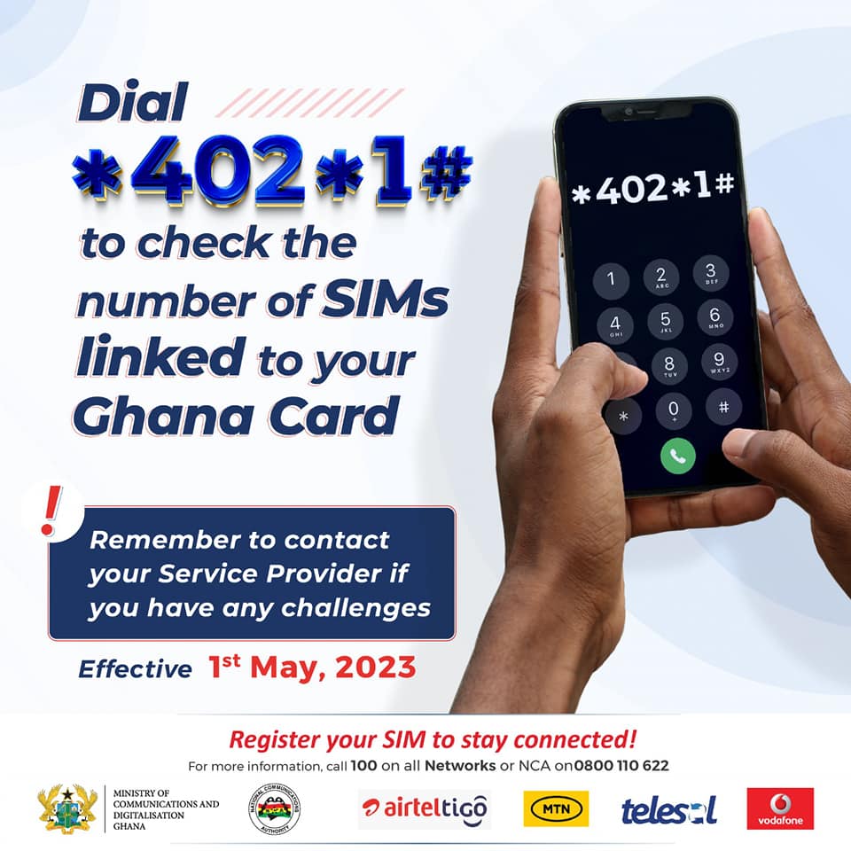 How To Check To Know Sim Cards Linked To Ghana Card - Firstnewsroom