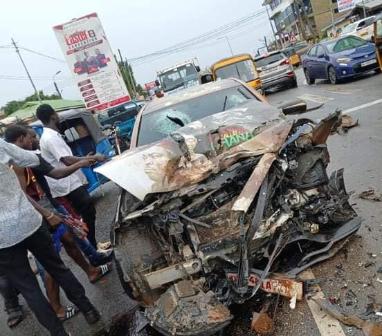 Lil Win Involved In An Accident At Kumasi - Firstnewsroom